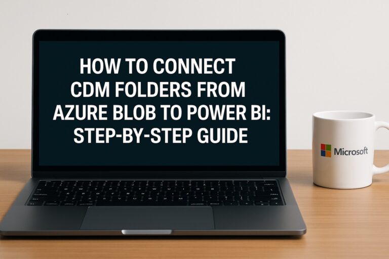 How to Connect CDM Folders from Azure Blob to Power BI: Step-by-Step ...