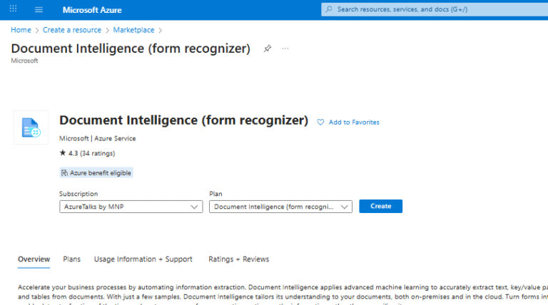 Azure AI Document Intelligence: How It Works and How to Create It ...